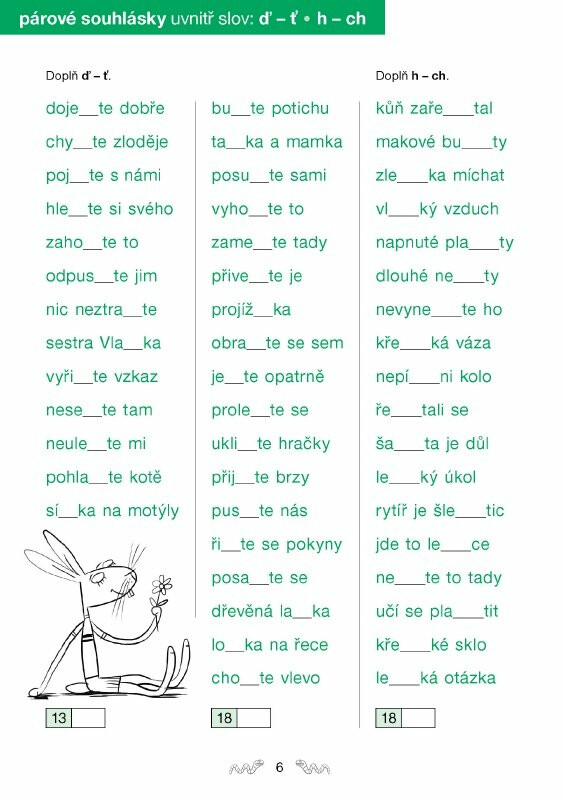 Pravopisné pětiminutovky pro 3. ročník - kolektiv autorů | Knihy Dobrovský