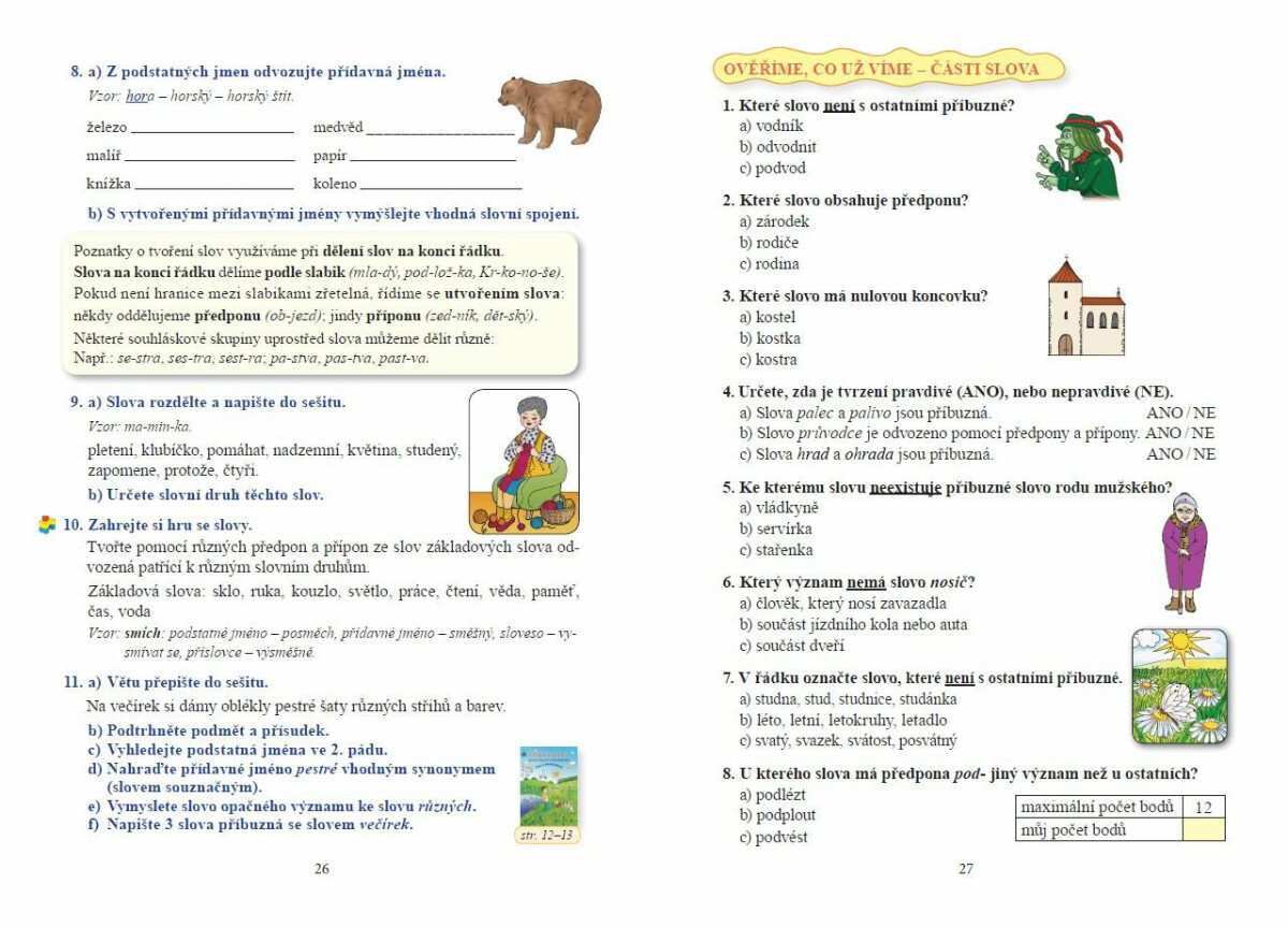 Český jazyk 5 – učebnice pro 5. ročník ZŠ, Čtení s porozuměním - Ivana ...