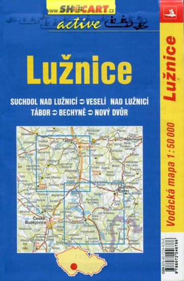 Lužnice - vodácká mapa 1:50 000 | Knihy Dobrovský