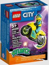 LEGO City 60358 Kaskadérská kybermotorka | Knihy Dobrovský: Hry pro ...