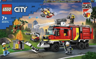 Velitelský vůz hasičů - LEGO City (60374) | Knihy Dobrovský: Hry pro ...
