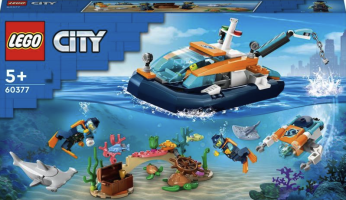 Průzkumná ponorka potápěčů - LEGO City (60377) | Knihy Dobrovský: Hry ...