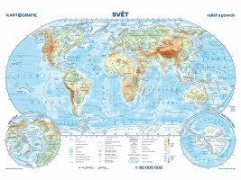 Svět – příruční mapa | Knihy Dobrovský