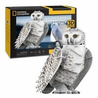 Puzzle 3D Sněžná sova 62 dílků | Knihy Dobrovský: Hry pro každou ...