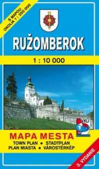 Ružomberok 1 : 10 000 Mapa mesta Town plan Stadtplan Plan miasta ...